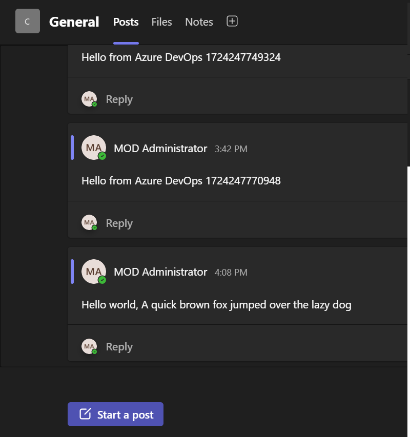 Azure Pipeline Task for Microsoft Teams Channel Messages via Graph API ...