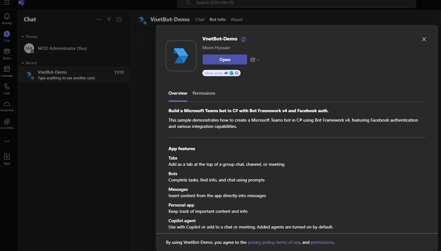Building a Secure Azure Bot for Microsoft Teams – Reverse Engineering